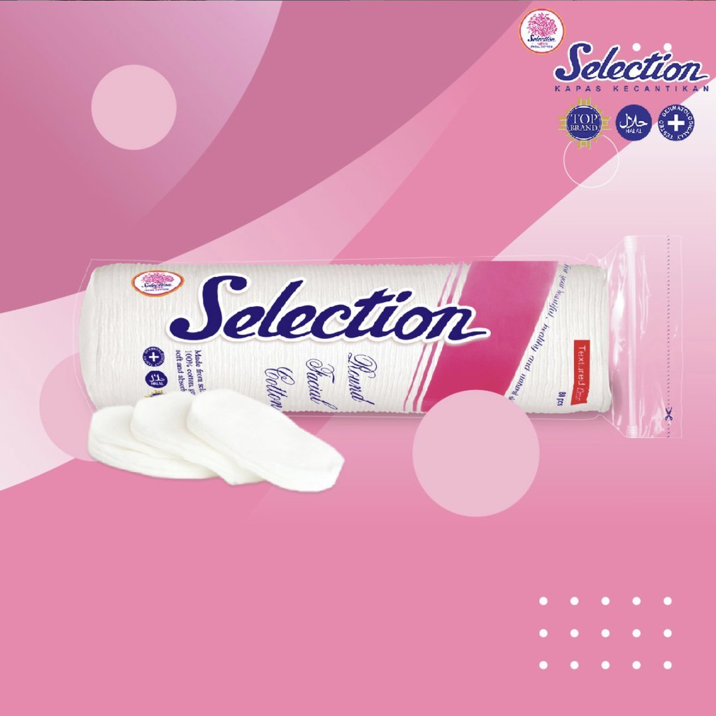 Jual KAPAS SELECTION ROUND FACIAL COTTON | Shopee Indonesia