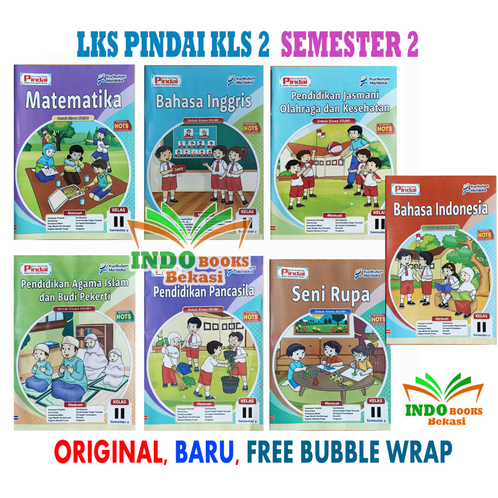 Jual LKS Kurikulum Merdeka SD Kelas 2 Semester 2 PINDAI CV. ARYA DUTA ...