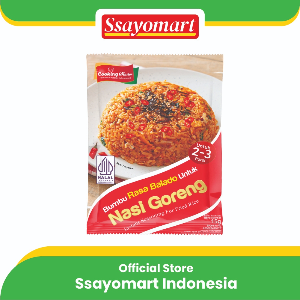 Jual Bumbu Nasi Goreng Instan 15g (1 Renceng Isi 10 Sachet) | Shopee ...