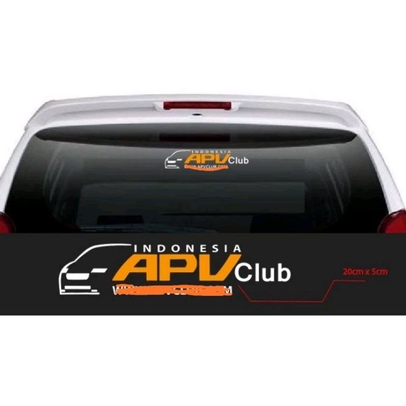 Jual stiker kaca mobil apv club indonesia | Shopee Indonesia