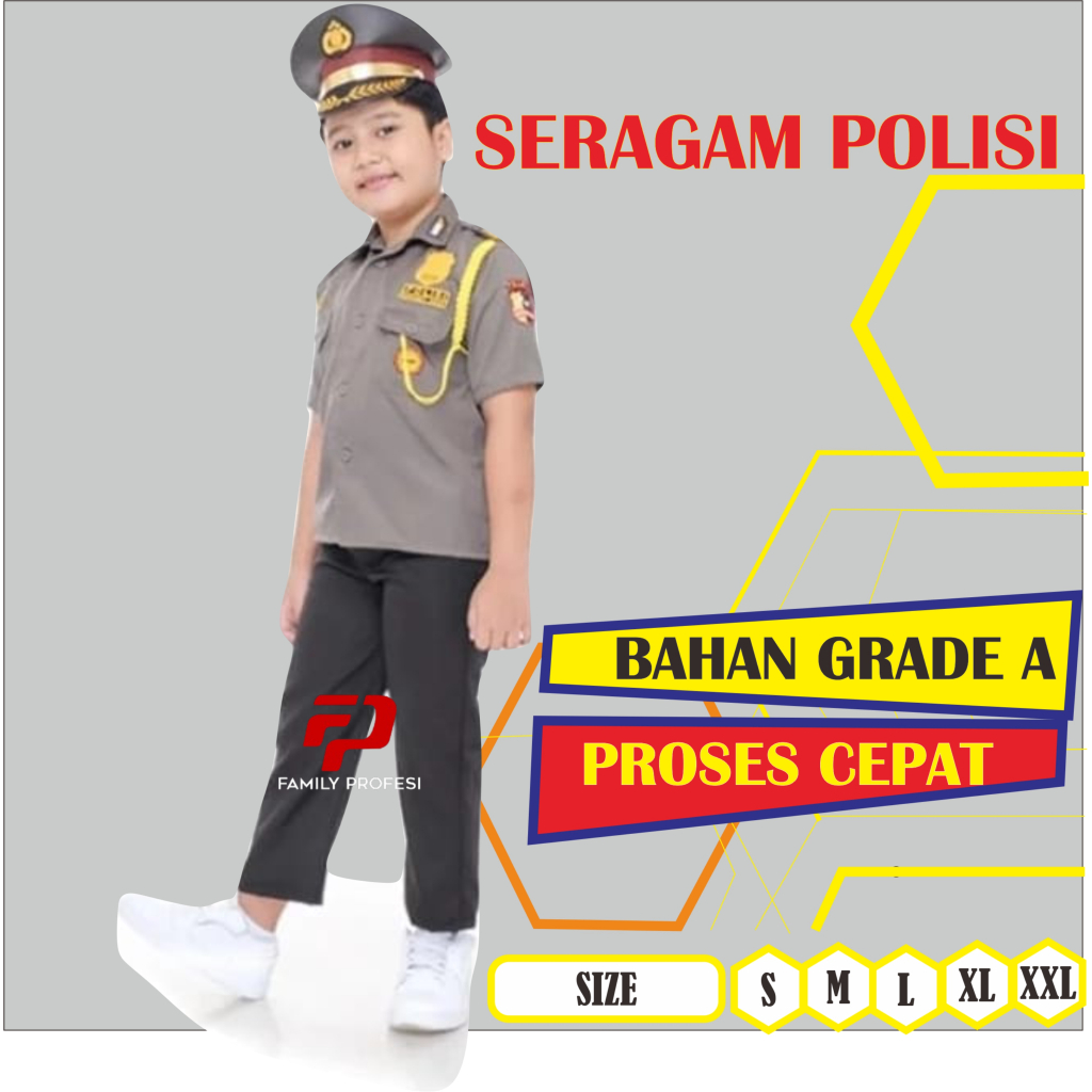 Jual Baju Anak Laki Laki Polisi Anak Baju Polisi Sabara Laki laki ...