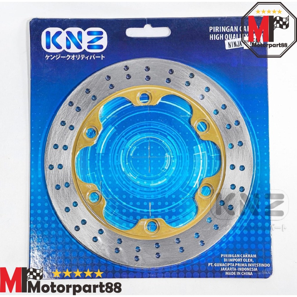 Jual PIRINGAN DISC CAKRAM REM BELAKANG NINJA RR LUBANG BAUT 6 KNZ ...