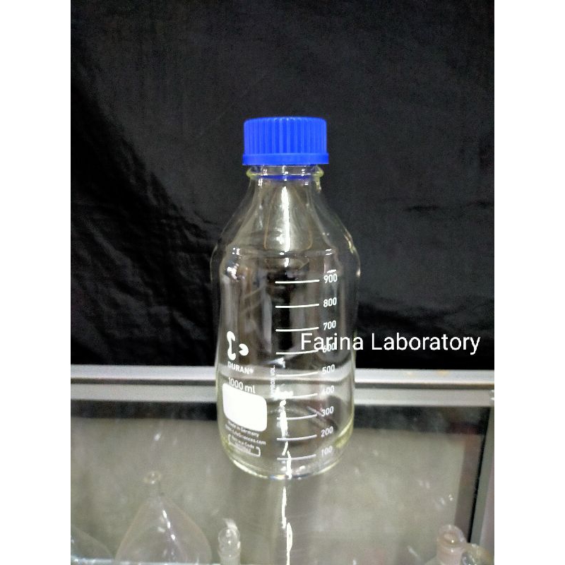 Jual Botol Laboratorium-Laboratory Bottle-Botol Sampel Duran 1000ml ...