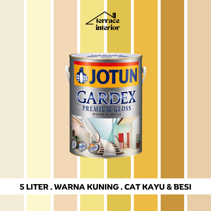 Jual Cat Kayu & Besi Gardex Warna Kuning Premium Gloss Jotun 5 L ...