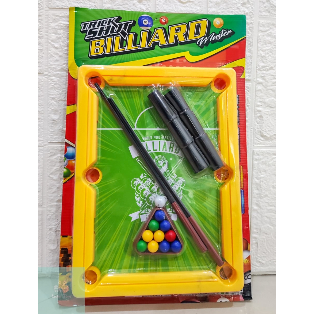 Jual Mainan Anak Billiard Trick Shot Master Board Game Billyar IM1012K ...
