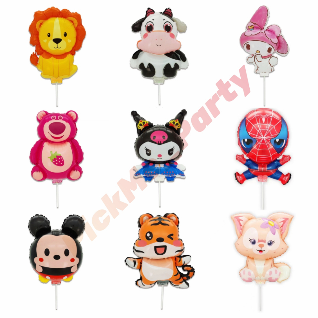 Jual BALON KARAKTER ANIMAL + STICK | Shopee Indonesia