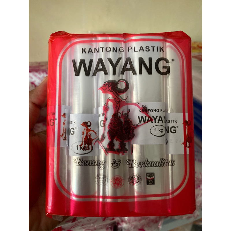 Jual Plastik Wayang/Plastik bening 1kg (5 roll) | Shopee Indonesia