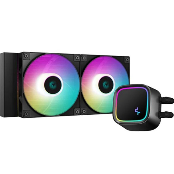 Jual DEEPCOOL LE520 BLACK ARGB 240MM LIQUID AIO WATER CPU COOLER ...