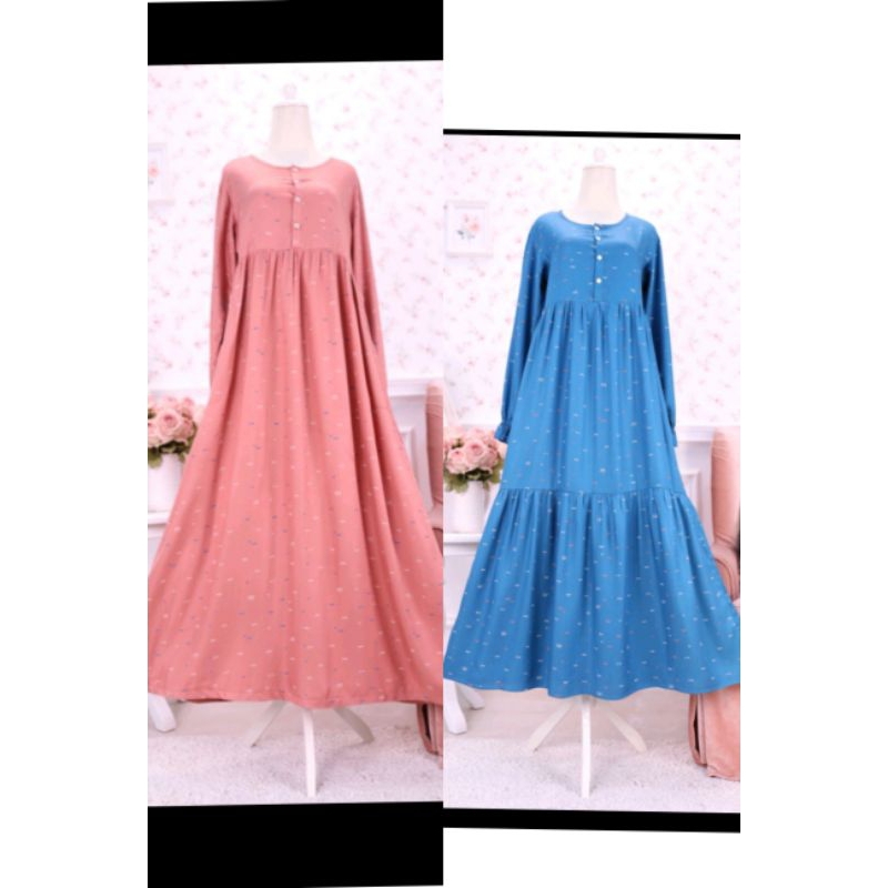 Jual atley dusty blue ditsy edisi Januari 2024 | Shopee Indonesia