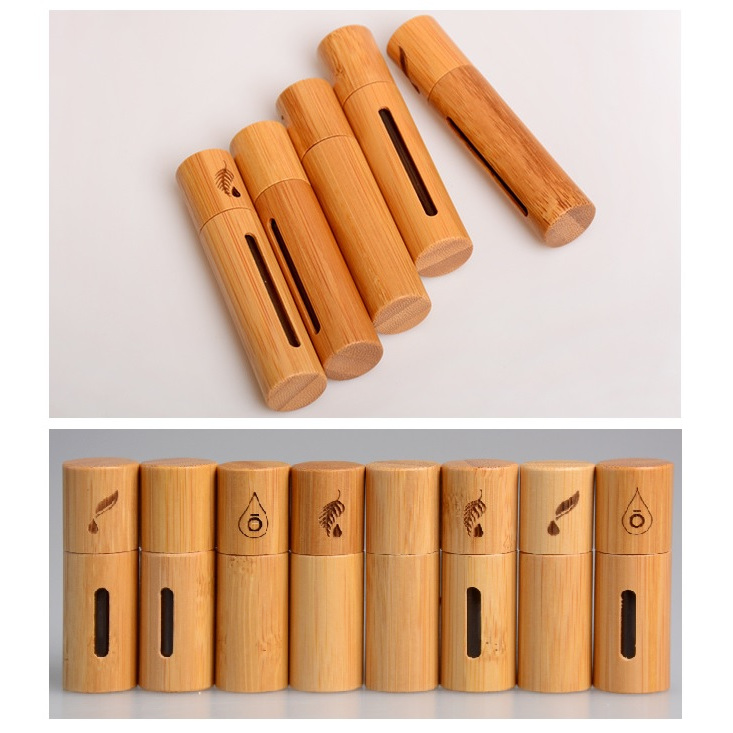 Jual Botol Roll On Kosong Bahan Bambu Untuk Essential Oil Parfum ...