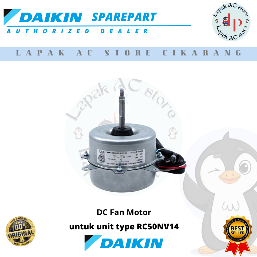 Jual Fan Motor Outdoor AC DAIKIN Thailand 2 PK RC50NV14 | Shopee Indonesia