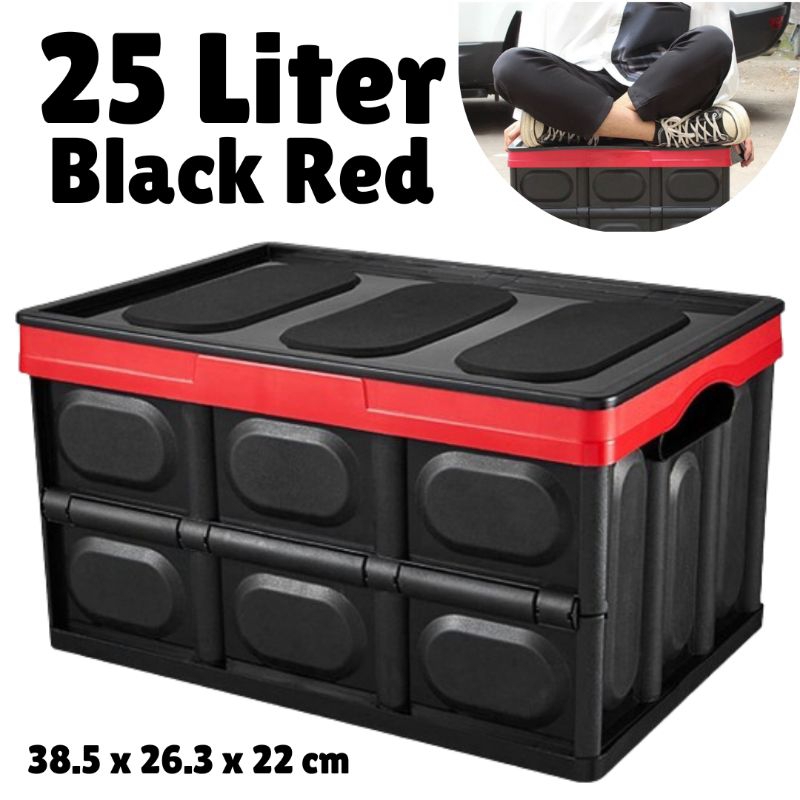 Jual KOTAK KONTAINER LIPAT ANTI AIR TAHAN BEBAN 60KG BAGASI MOTOR MOBIL ...