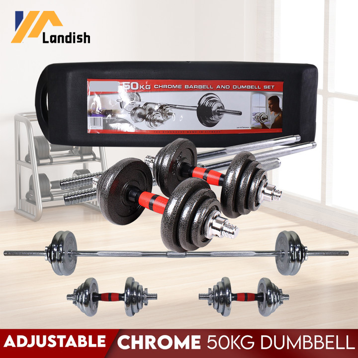 Jual Dumbell Barbel 50kg Set Dumbel Termurah Terlaris Peralatan ...