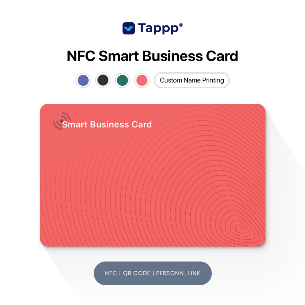 Jual Kartu Nama NFC Tappp - Smart Business Card - Pinky Blush V2 ...