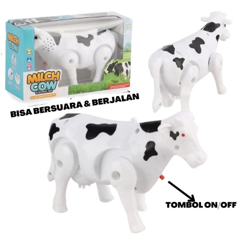 Jual Mainan Sapi Bisa Berjalan dan ada Lampu dan Suara/Milch Cow AL031 ...