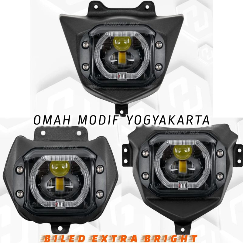 Jual Reflektor Biled Extra Bright CRF 150 L KLX BF DT WR 155 Lampu ...