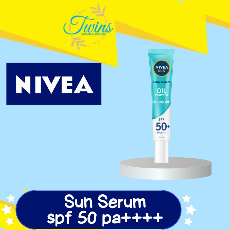 Jual NIVEA SUN FACE SERUM OIL CONTROL SPF 50 PA++++ (30 ML) | Shopee Indonesia