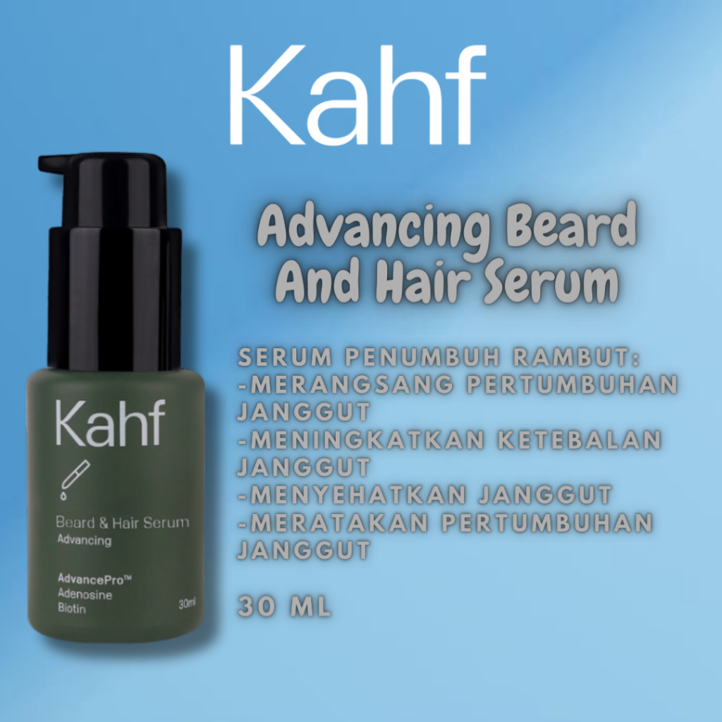 Jual Kahf Advancing Beard & Hair Serum 30 ml - Serum Penumbuh Jenggot ...
