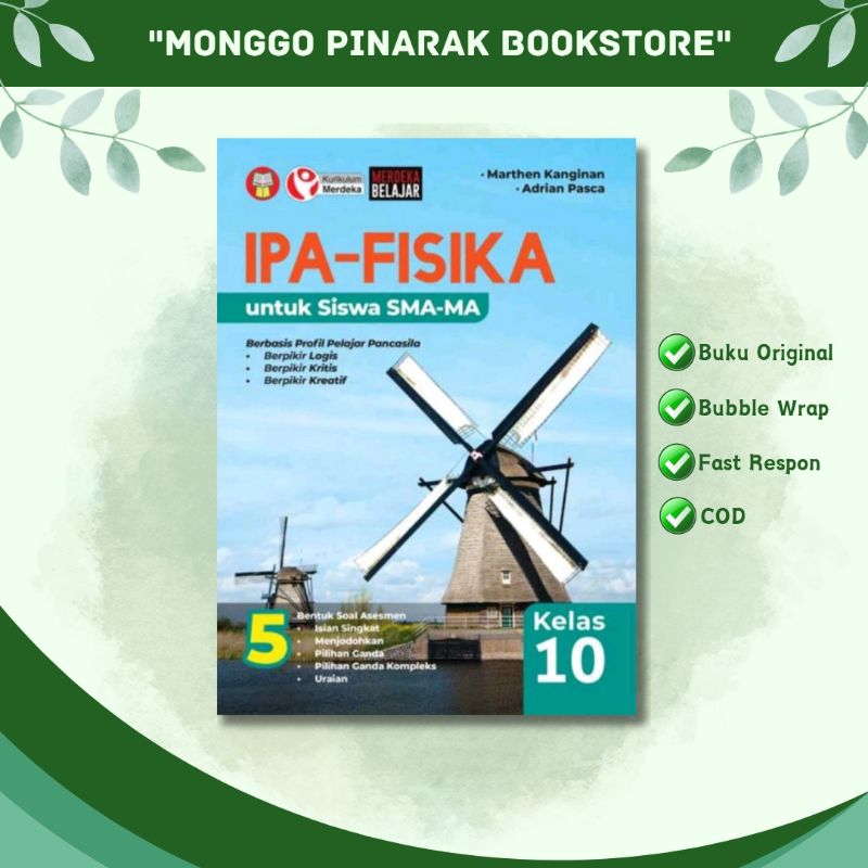 Jual BUKU KURIKULUM MERDEKA IPA-FISIKA UNTUK SISWA SMA-MA KELAS 10 | Shopee Indonesia