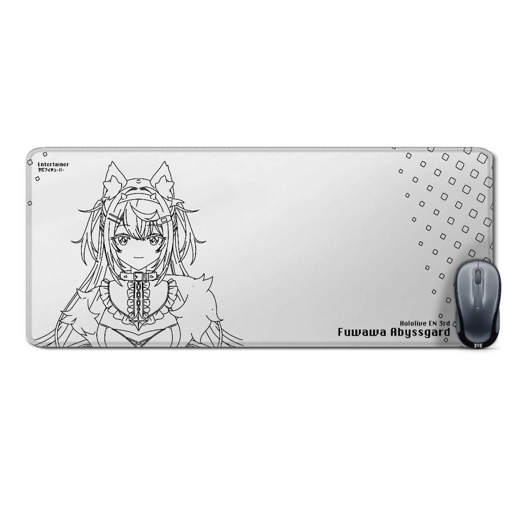 Jual Deskmat mousepad extended anime vtuber FUWAWA ABYSSGARD LINE ...