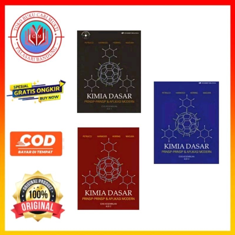 Jual Erlangga Buku Kimia Dasar Petrucci Jilid 1 2 3 Edisi 9 Buku Original | Shopee Indonesia