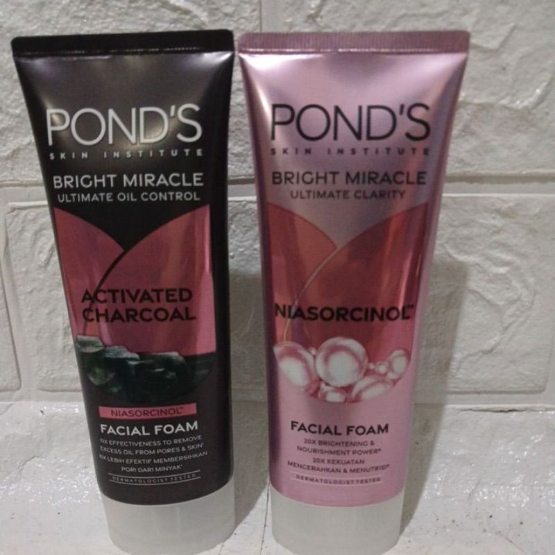 Jual PONDS BRIGHT MIRACLE FACIAL FOAM 100 GRAM | Shopee Indonesia