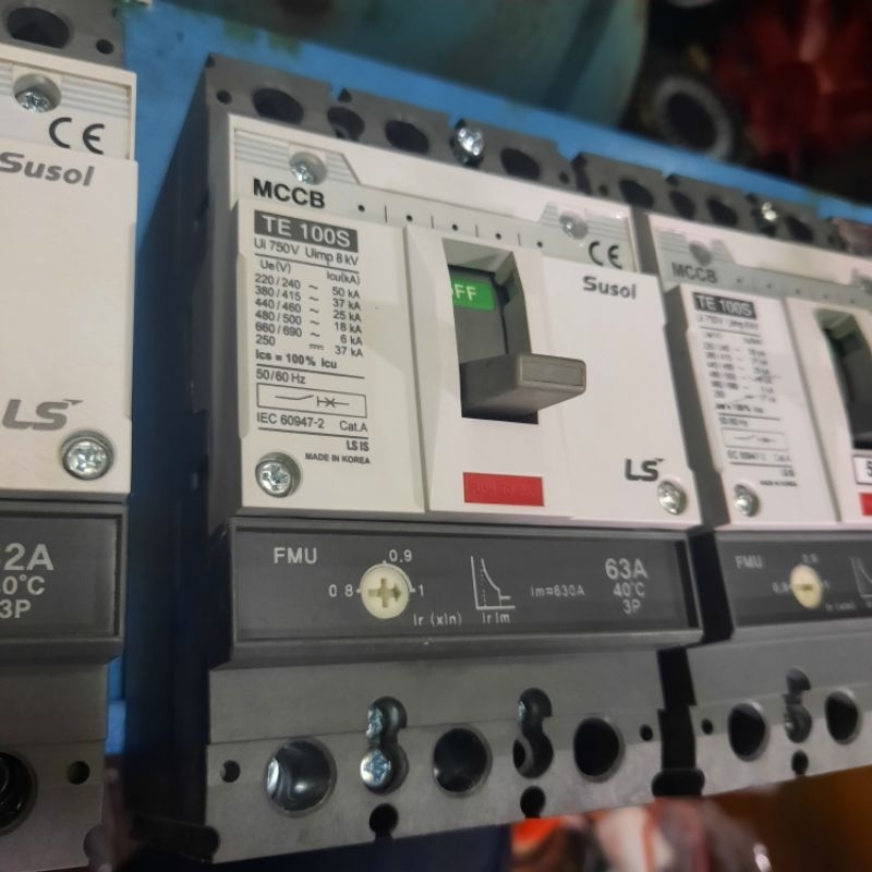Jual mccb ls te100s 3p 32a 50a 63a 80a 100a | Shopee Indonesia