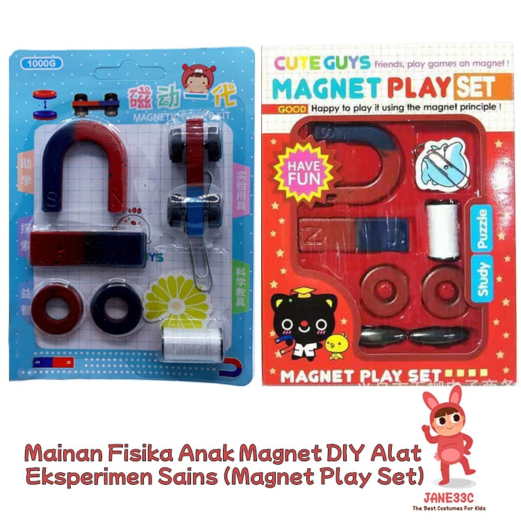 Jual Mainan Fisika Anak Magnet DIY Alat Eksperimen Sains (Magnet Play ...