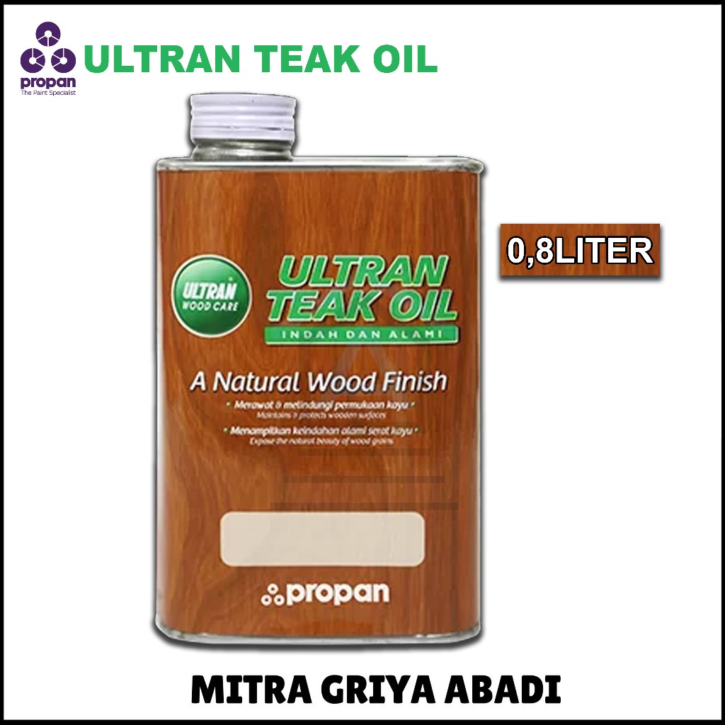 Jual Cat Kayu Propan Ultran Teak Oil Uto-555 0,8Liter | Shopee Indonesia