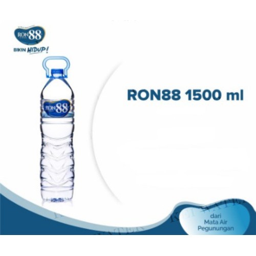 Jual Ron88 / Ron 88 Air Mnum Mineral Kemasan Botol 1500 ML / 1,5 Liter ...