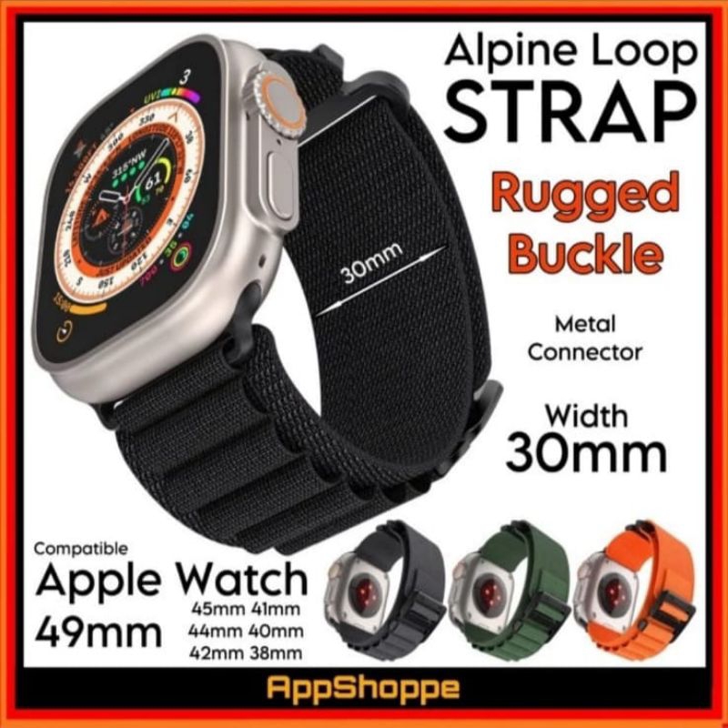 Jual Alpine Loop Strap Rugged Buckle Compatible for Series ULTRA 2 SE 987654321 | Shopee Indonesia