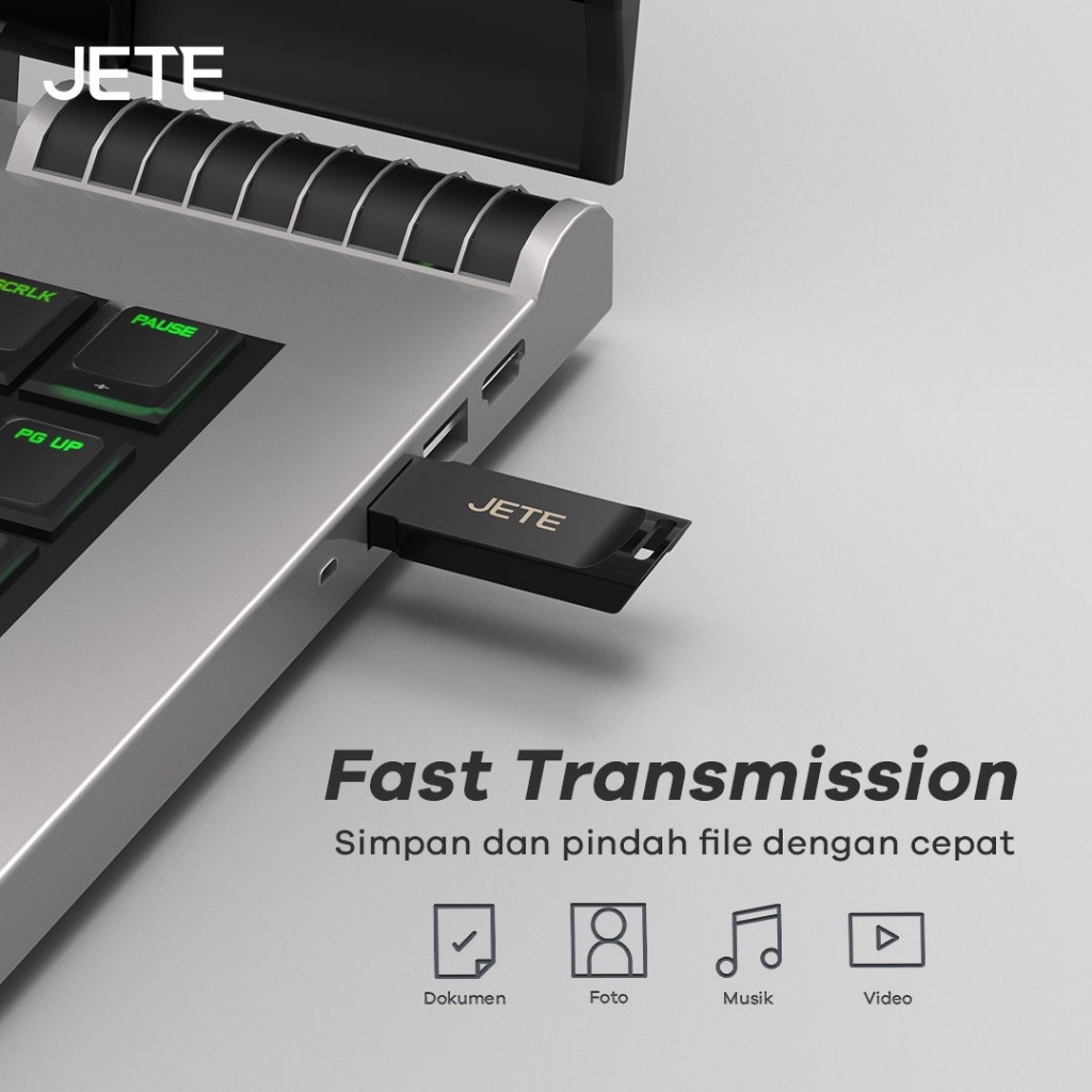 Jual JETE U1 FLASHDISK JETE USB 2.0 | FLASHDISK 4GB 8GB 16GB 32GB 64GB ...
