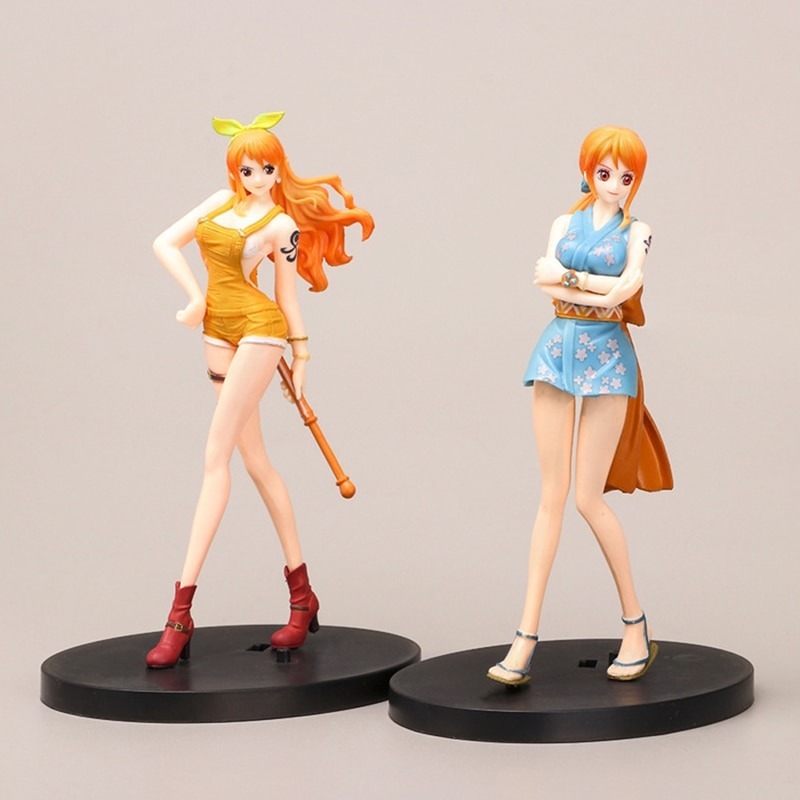 Jual Action Figure One Piece Nami Realistic Shape Lovely Miniature Nami Sexy Bikini Shopee
