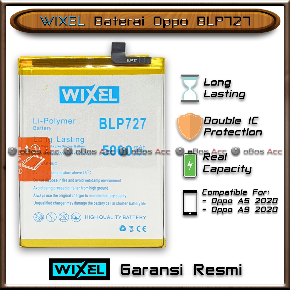 Jual WIXEL Baterai Oppo A5 2020 / A9 2020 BLP727 Double Power Batre HP ...