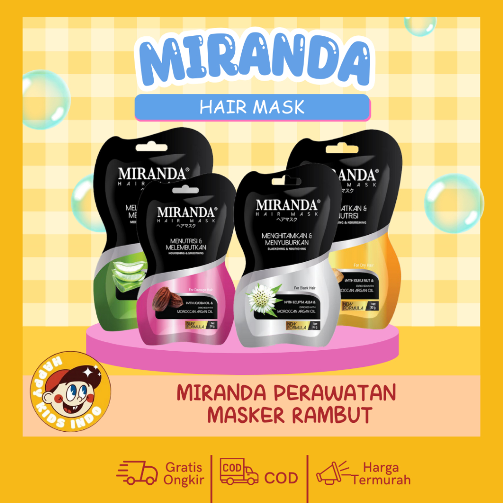 Jual Miranda Hair Mask (Masker Rambut) Sachet 30gr | Shopee Indonesia
