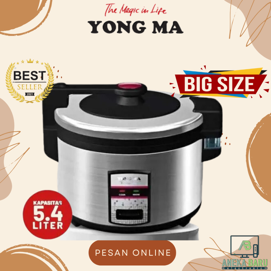 Jual [READY & COD] Yong Ma Magic Com Penanak Nasi Jumbo SMC-5049 / SMC5049 / SMC 5049 (5,4 Liter ...