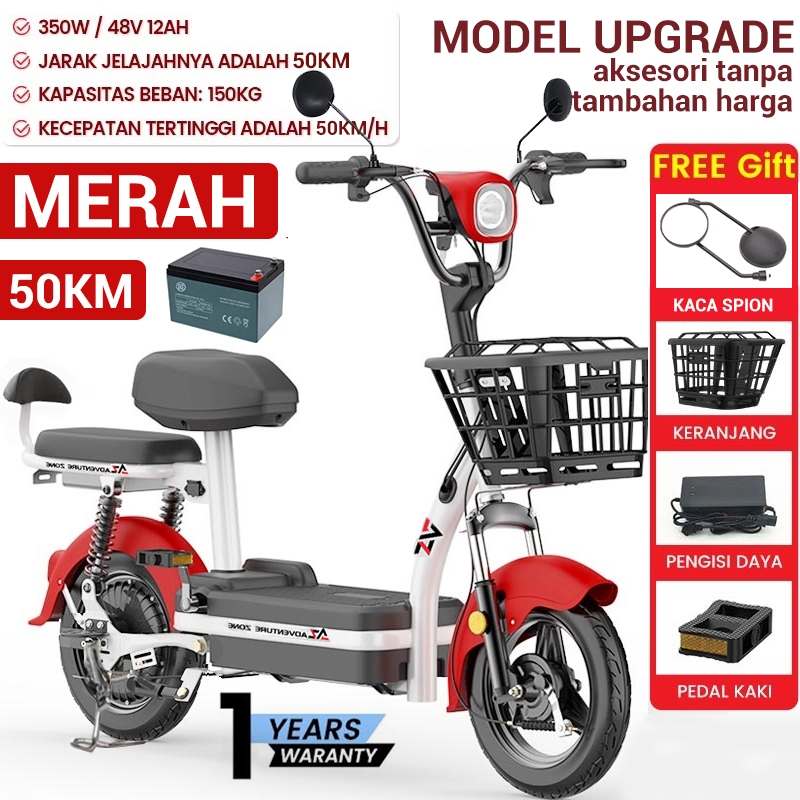 Jual Sepeda Listrik Dewasa Sepeda Motor Listrik Sepeda Listrik Dengan ...