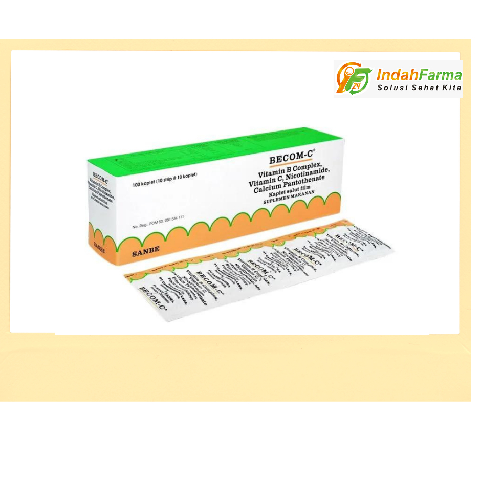 Jual BECOM-C ST(VITAMIN B COMPLEX, VITAMIN C) | Shopee Indonesia