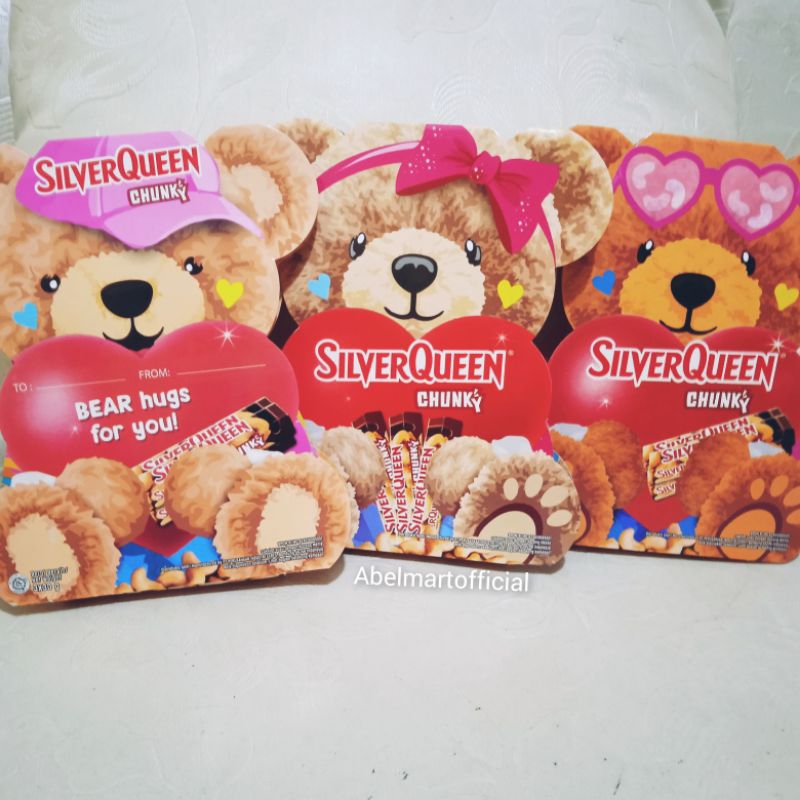 Jual SILVERQUEEN CHUNKY BAR EDISI VALENTINE / SILVERQUEEN BEAR ...