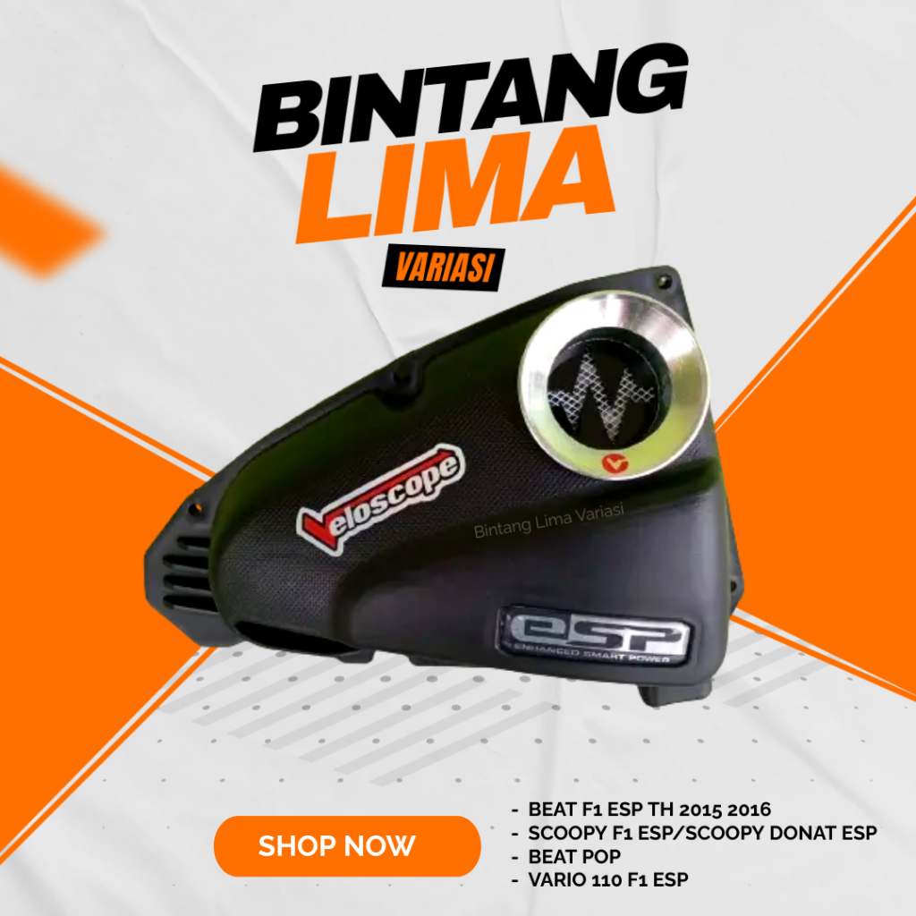 Jual VELOSCOPE ORIGINAL BEAT ESP SCOOPY ESP & VARIO 110 ESP/COVER ...