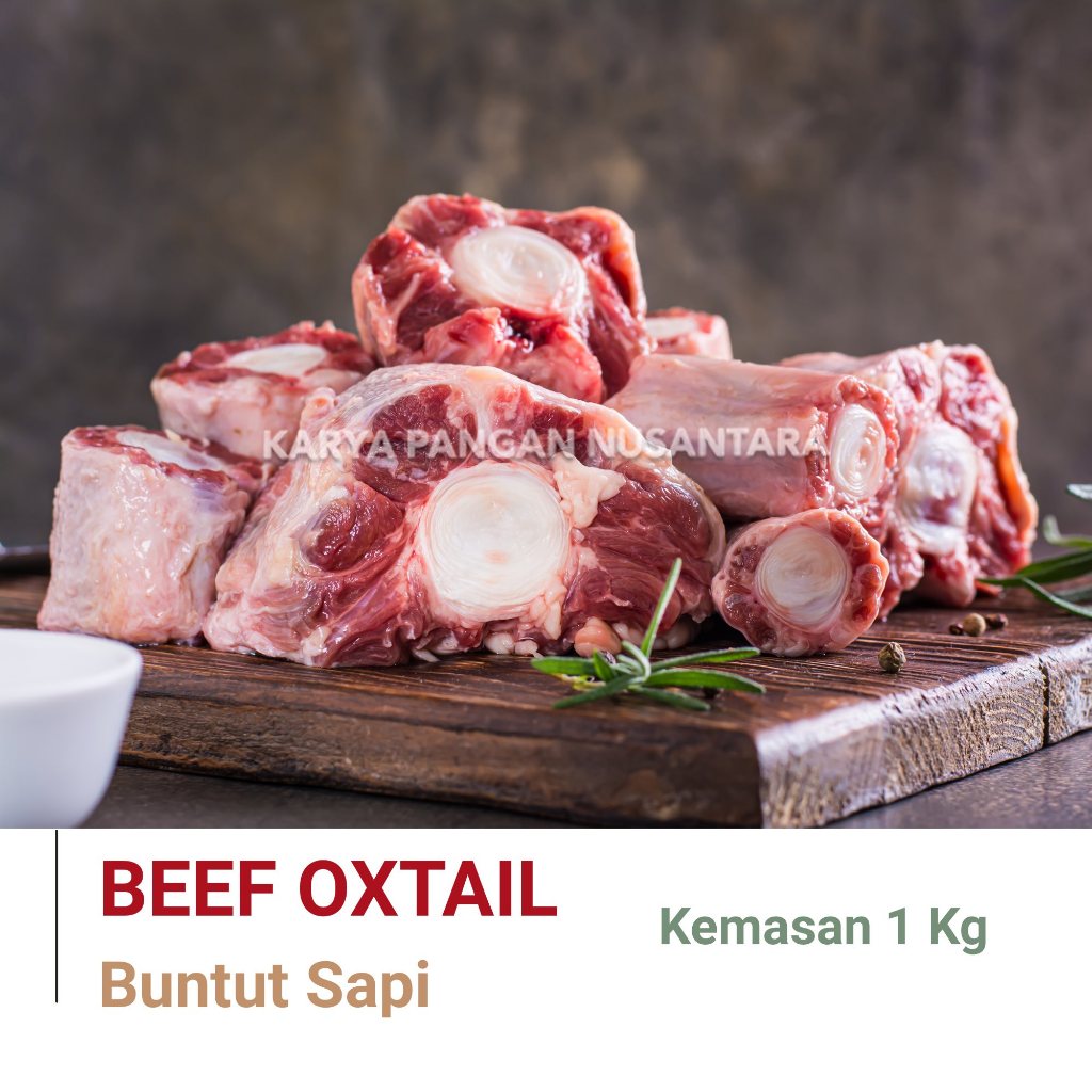 Jual DAGING BUNTUT SAPI OXTAIL BEEF OX TAIL DAGING BUNTUT SAPI PACK 1KG ...