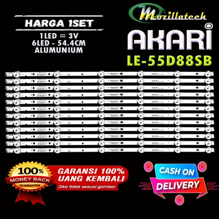 Jual BACKLIGHT AKARI LE-55D88SB 55D88 55 INCH BACKLIGHT AKARI LE ...