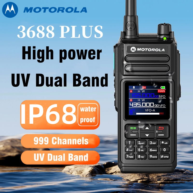 Jual HT Motorola Walkie Talkie sangat tahan air IP68 Long Range 20KM ...