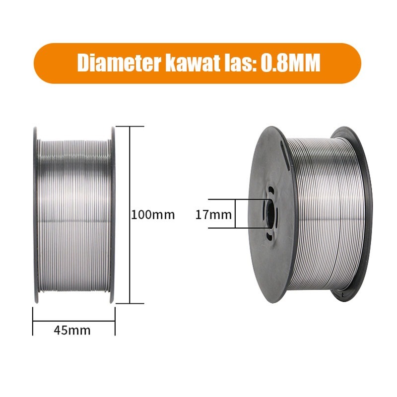Jual REAIM Kawat Las MIG 1KG Flux Inti Gasless Ukuran 1mm Flux Core Wire Gasless | Shopee Indonesia