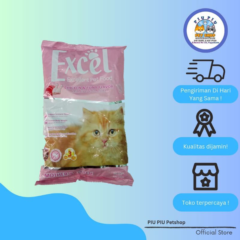Jual Excel cat food for Kitten 500 gr | Shopee Indonesia