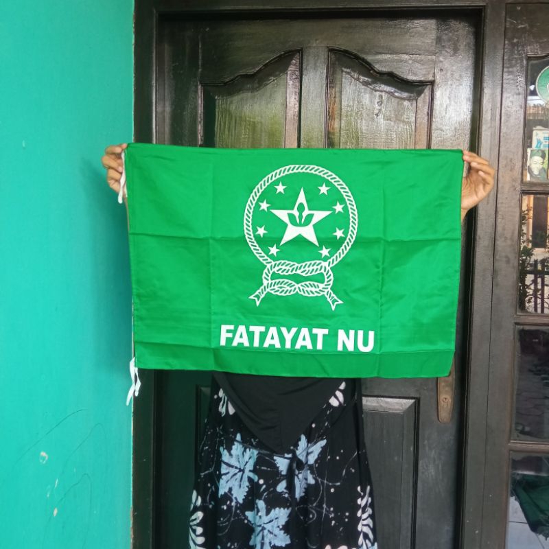 Jual Bendera Fatayat NU Bahan Satin Sablon Hijau Ready Stok | Shopee ...