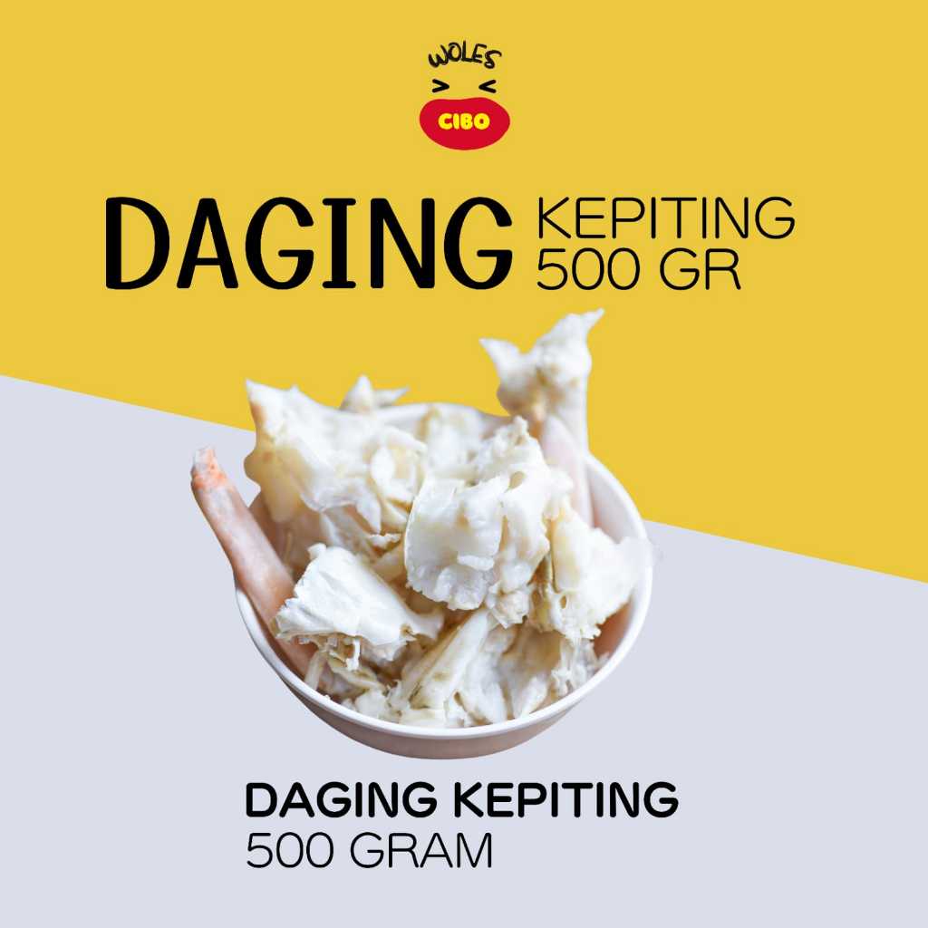 Jual Daging Kepiting 500 Gram / crab meat / clawmeat crab / daging ...