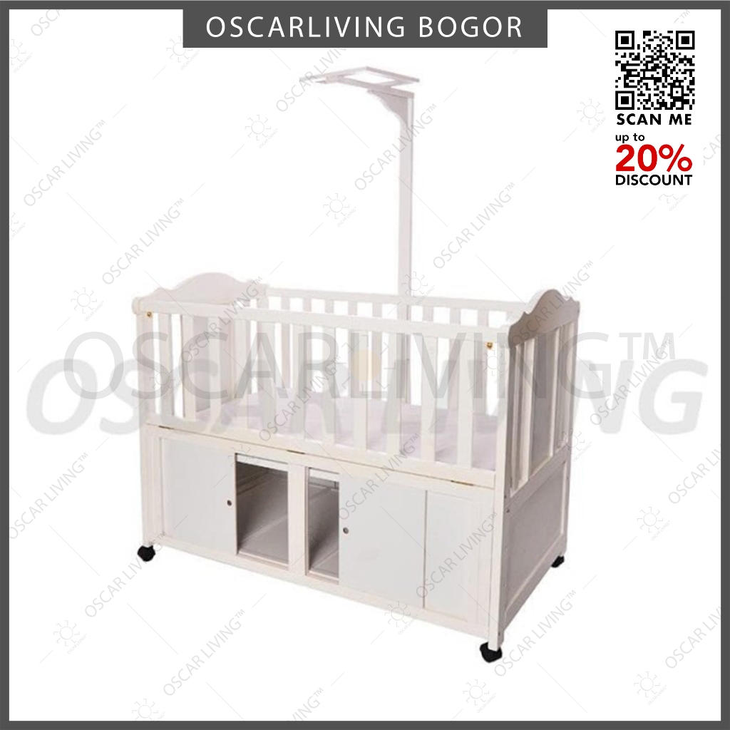 Jual Hakari Baby Box HK 045 Tempat Tidur Bayi - Putih Jabodetabek ...