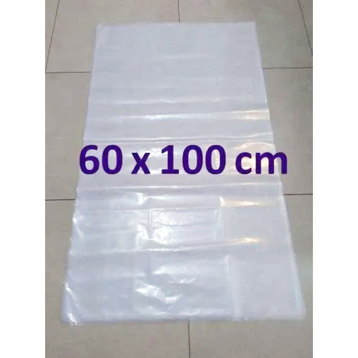 Jual Plastik PE Bening JUMBO Pembungkus 100 x 60cm | Shopee Indonesia