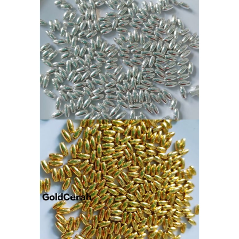 Jual Payet Mutiara Padi Metalik 3 x 6 (10 gr) | Shopee Indonesia